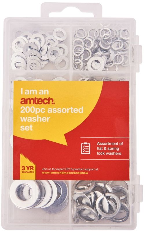 200pc Assorted Washers Set - Timbermills
