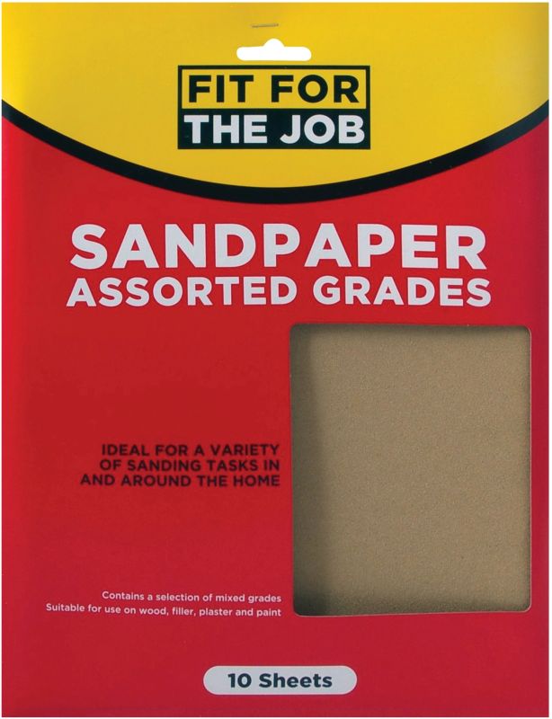 Assorted Glasspaper 10 pack - Timbermills