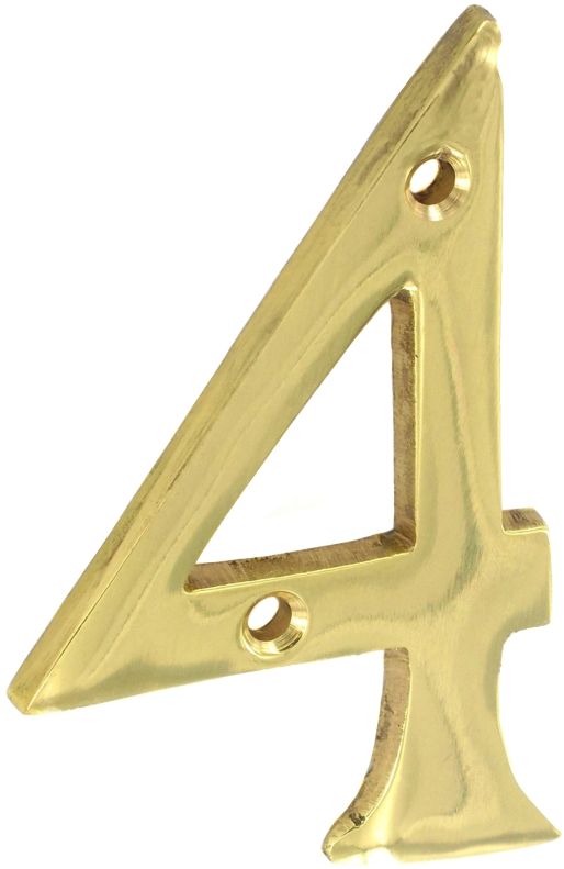 BRASS NUMBER 4 - Timbermills