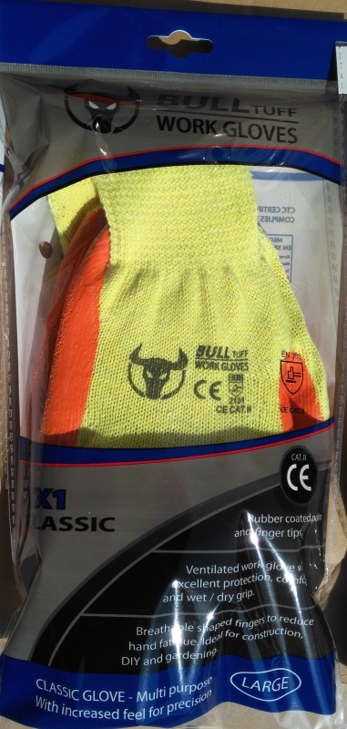 Bull Tuff classic work gloves large - Timbermills