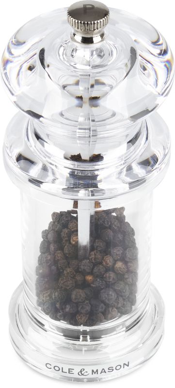Cole Mason Acrylic Pepper Mill - Timbermills