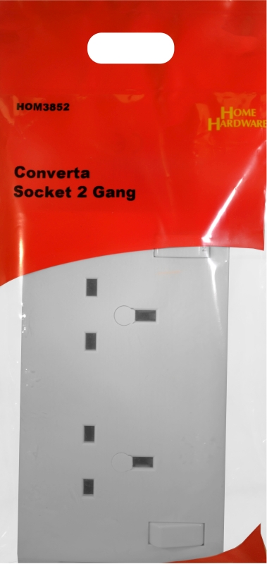 Converta Socket 2 Gang - Timbermills
