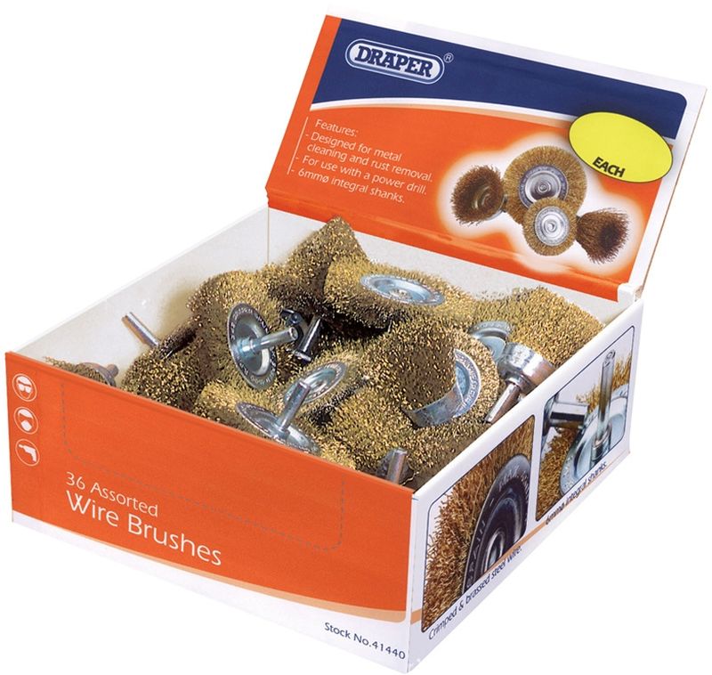 Rotary Wire Brushes Assorted - Timbermills