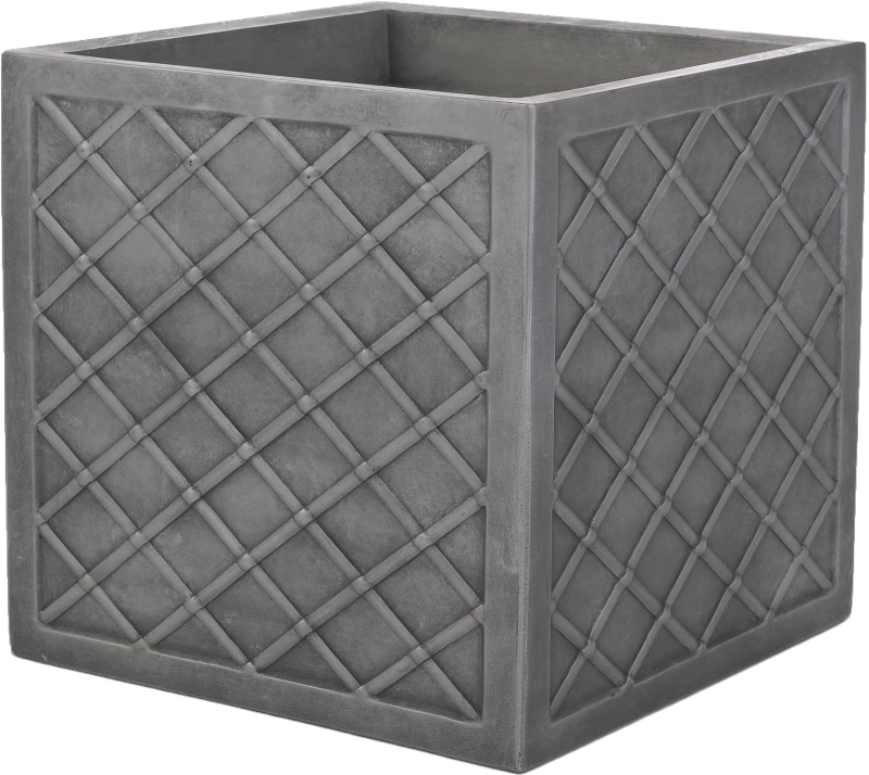 Lazio Planter Pewter 38cm - Timbermills