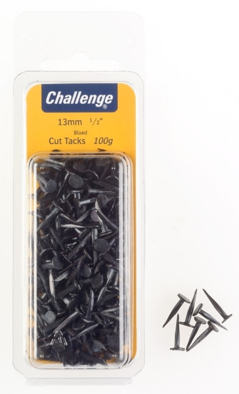 Challenge Tacks Blued 13mm 100g Blister - Timbermills