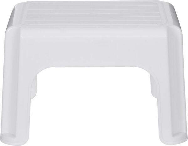 Whitefurze Cream Plastic Step Stool - Timbermills