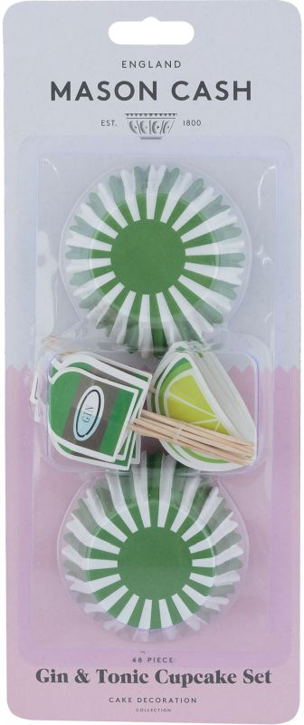 Mason Cash Gin & Tonic Cupcake Cases & Toppers - Timbermills